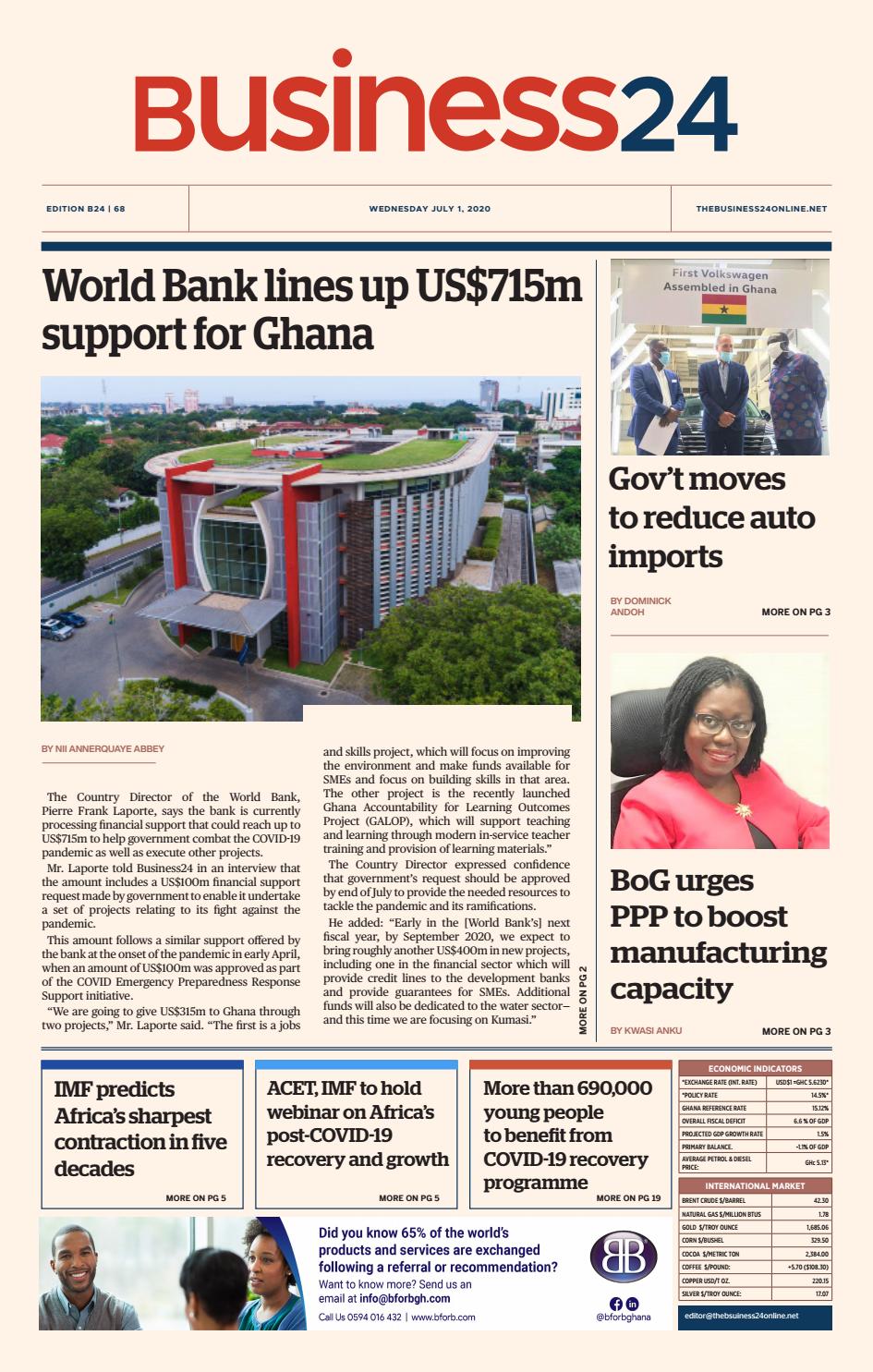 Business24 Newspaper - July, 2020 by Business24 Online - Issuu