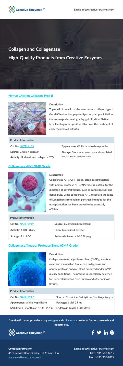 Collagen and Collagenase by Creative Enzymes - Issuu