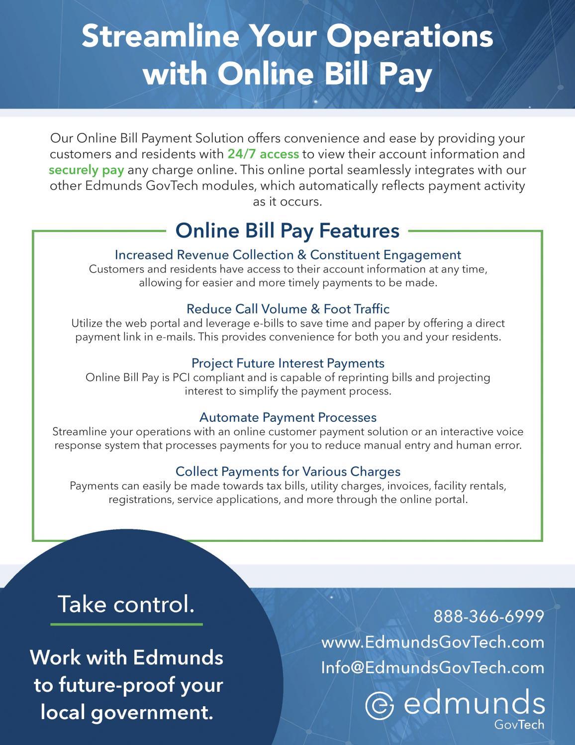 Online Bill Pay by Edmunds GovTech - Issuu