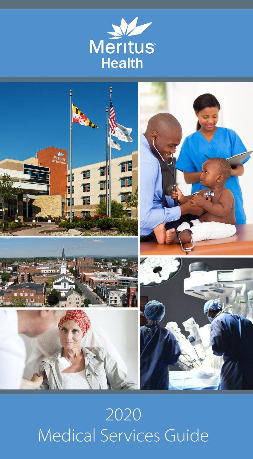 Meritus Health 2020 Medical Services Guide by Herald-Mail Media - Issuu