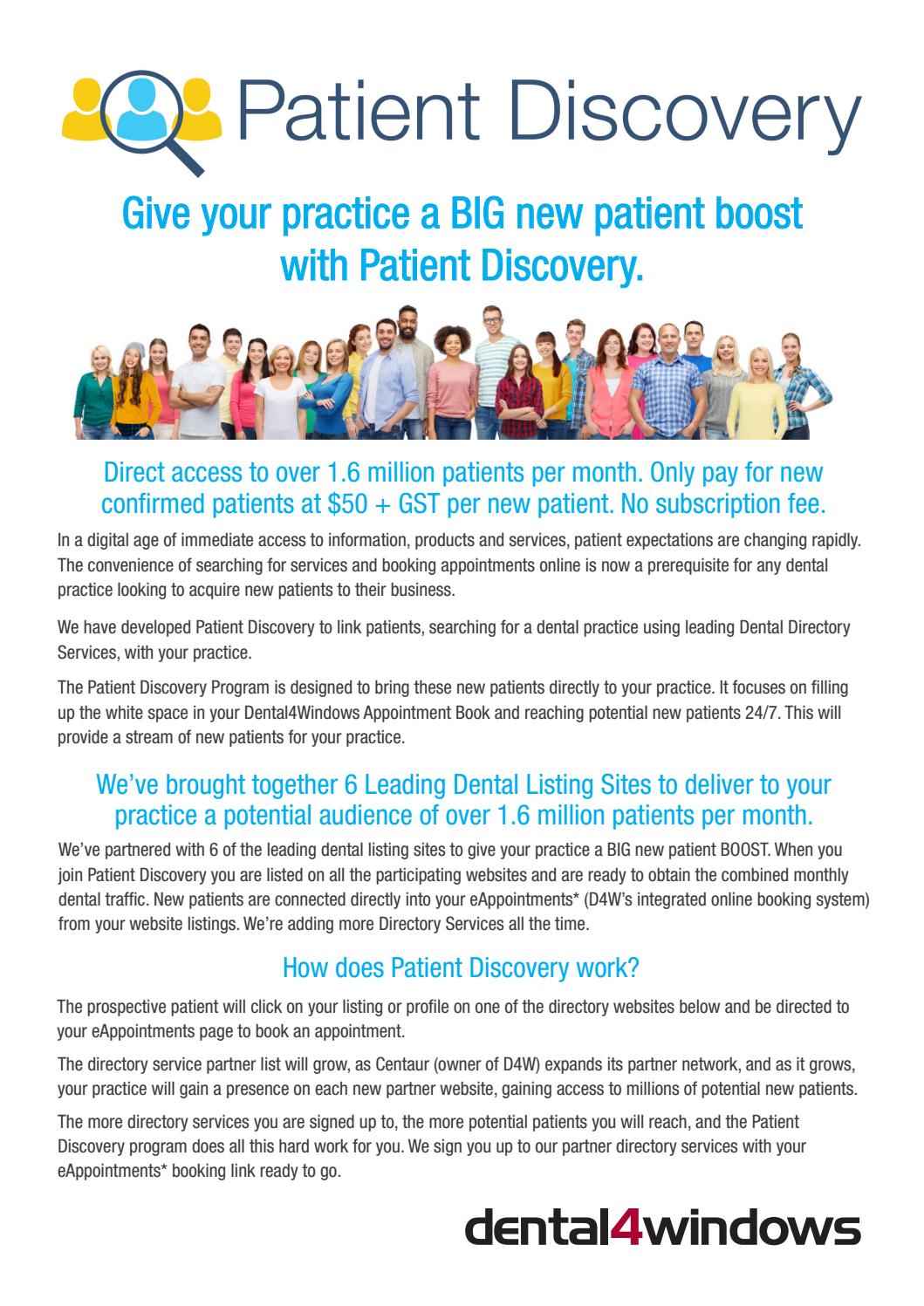 Patient Discovery Brochure by Centaur Software - Issuu