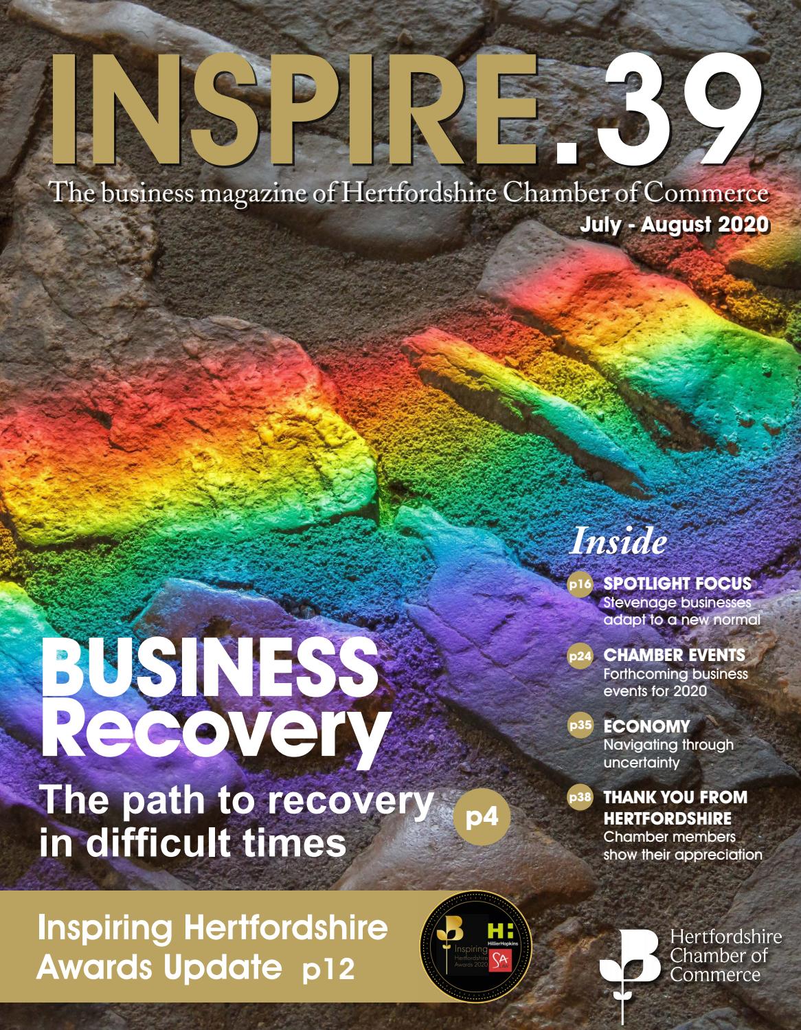 Inspire Hertfordshire Chamber of Commerce magazine July 2020 by Benham ...