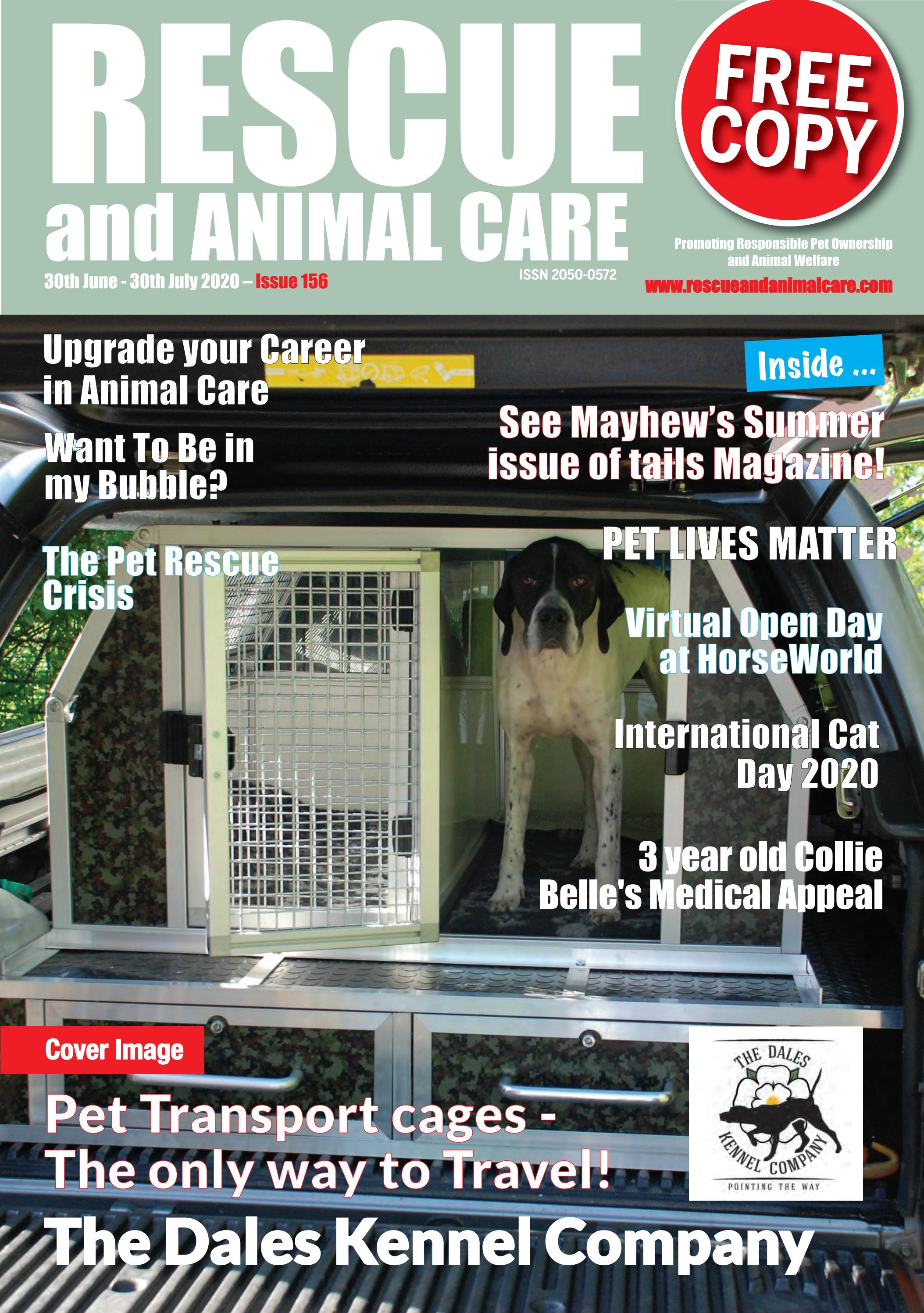 Rescue and Animal Care Magazine 30th June - 30th July 2020 – Issue 156 ...