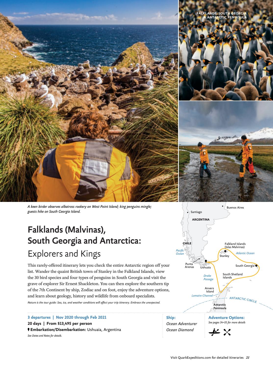 Quark Expeditions - 2021 Antarctica Expedition Cruises by ...