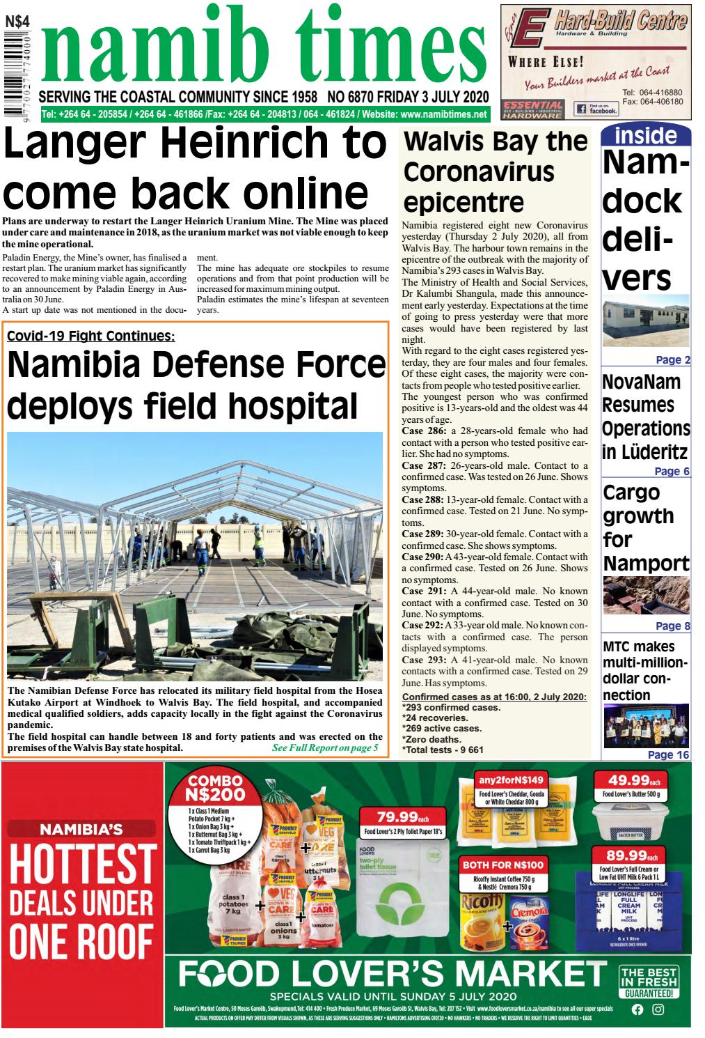 03 june namib times e-edition by Namib Times Virtual - Issuu