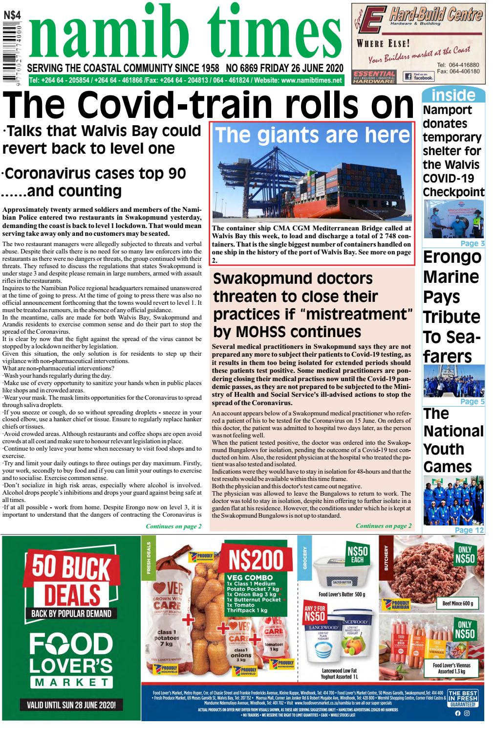 26 june namib times e-edition by Namib Times Virtual - Issuu