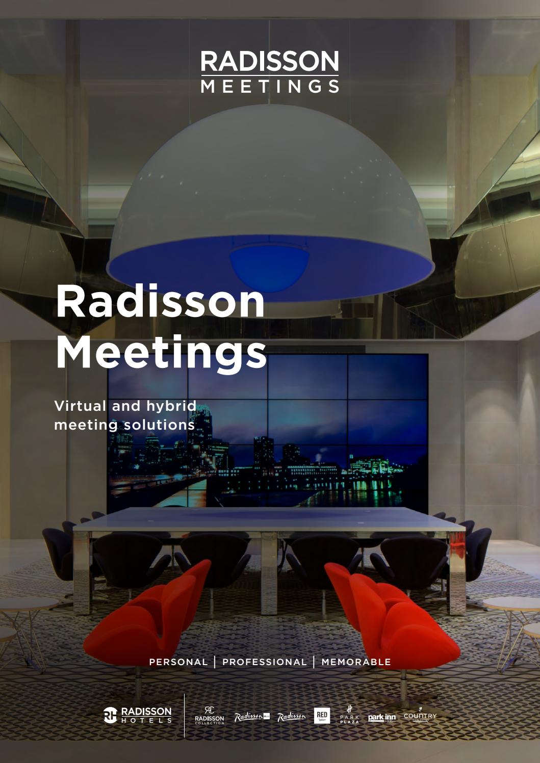 Radisson Meetings Brochure by Creative Service Desk - Issuu
