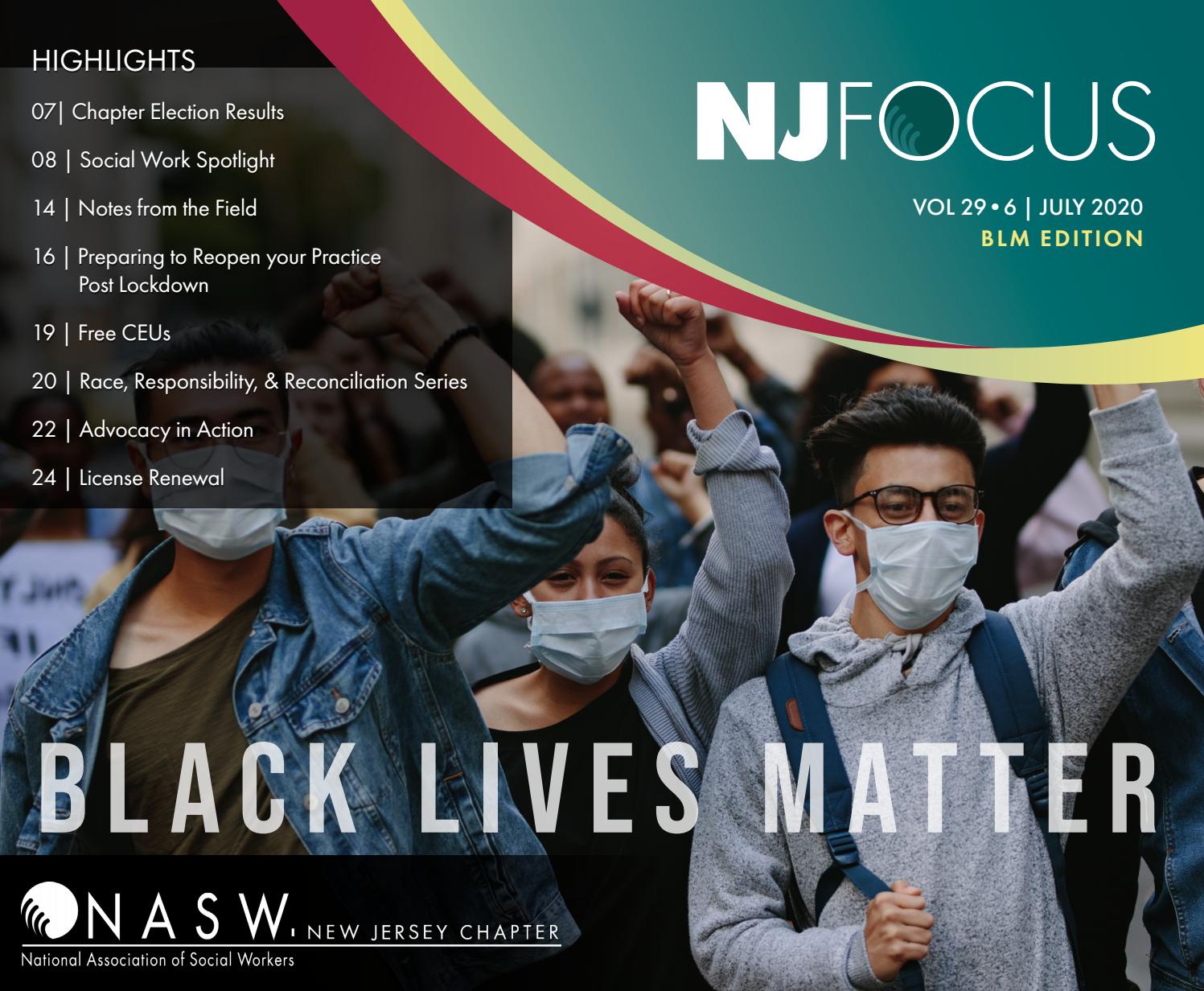 NASW-NJ FOCUS - July 2020 by socialworkers - Issuu