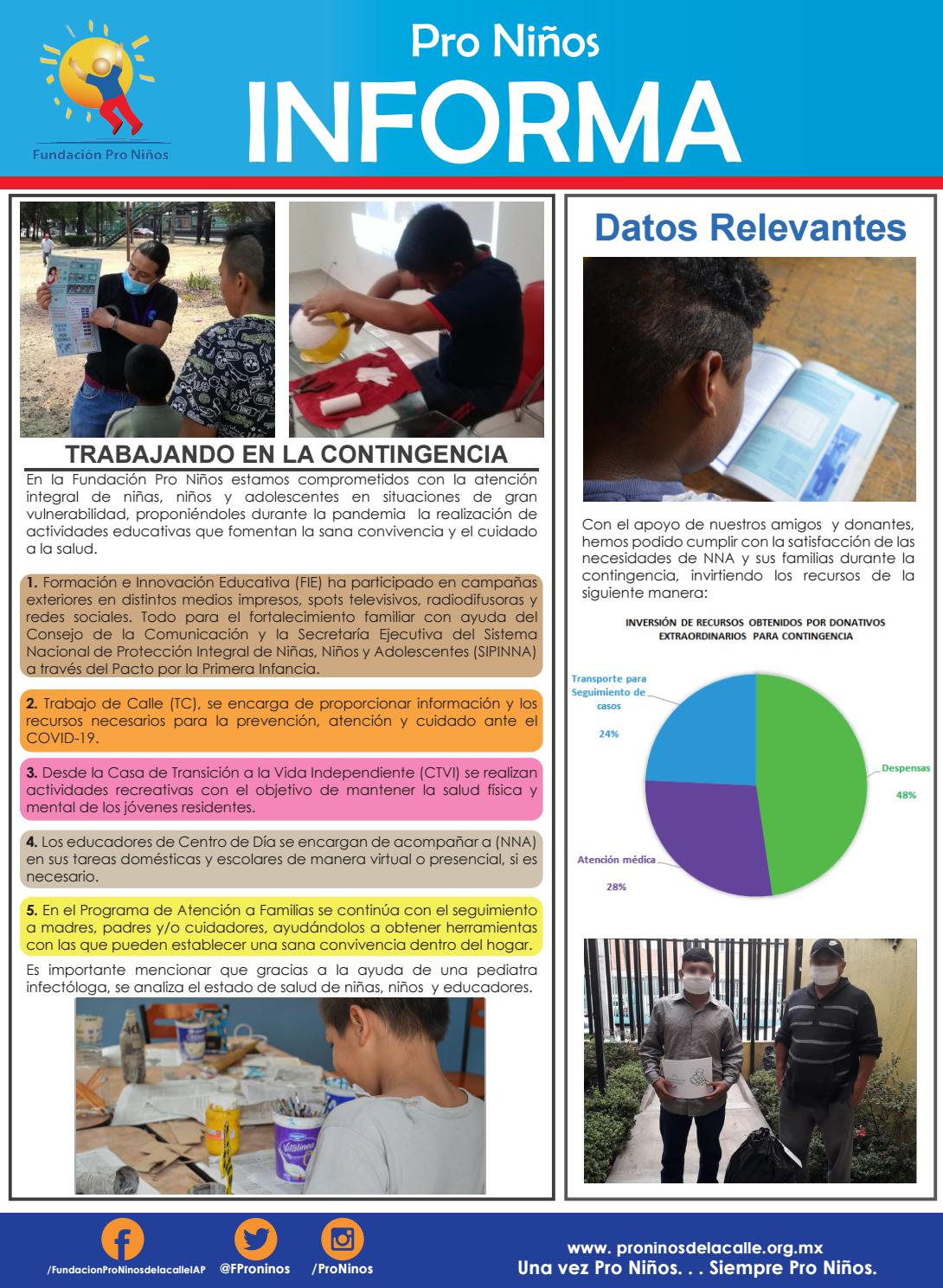 Gaceta Informativa Pro Niños by Fundación Pro Niños de la Calle, I.A.P. - Issuu