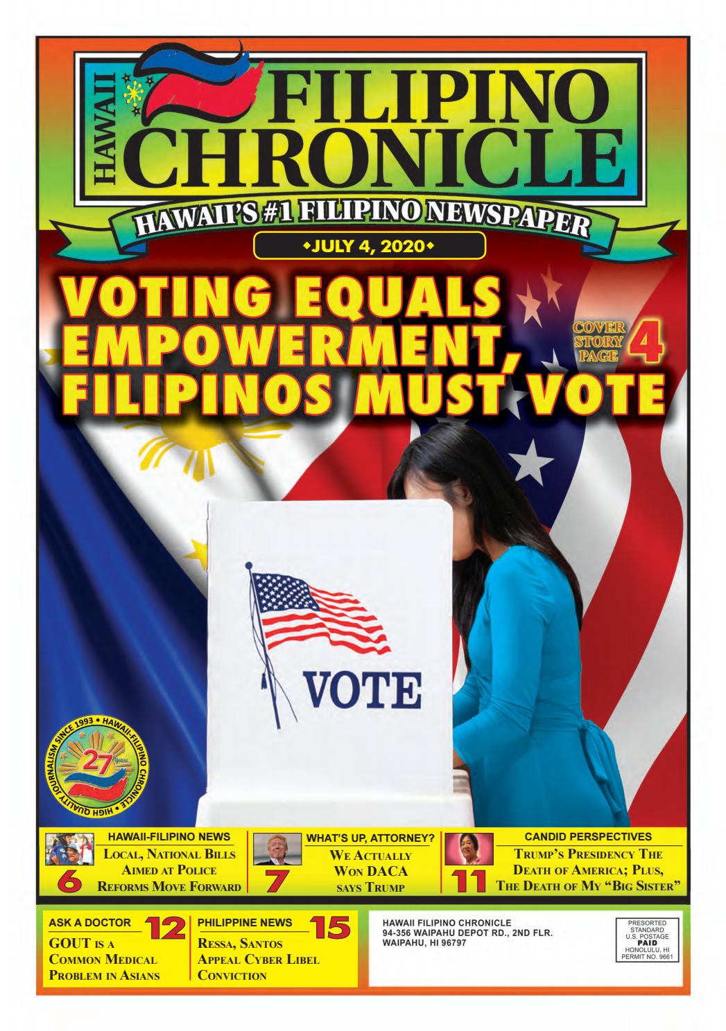 Hawaii Filipino Chronicle - July 4, 2020 by Hawaii Filipino Chronicle ...