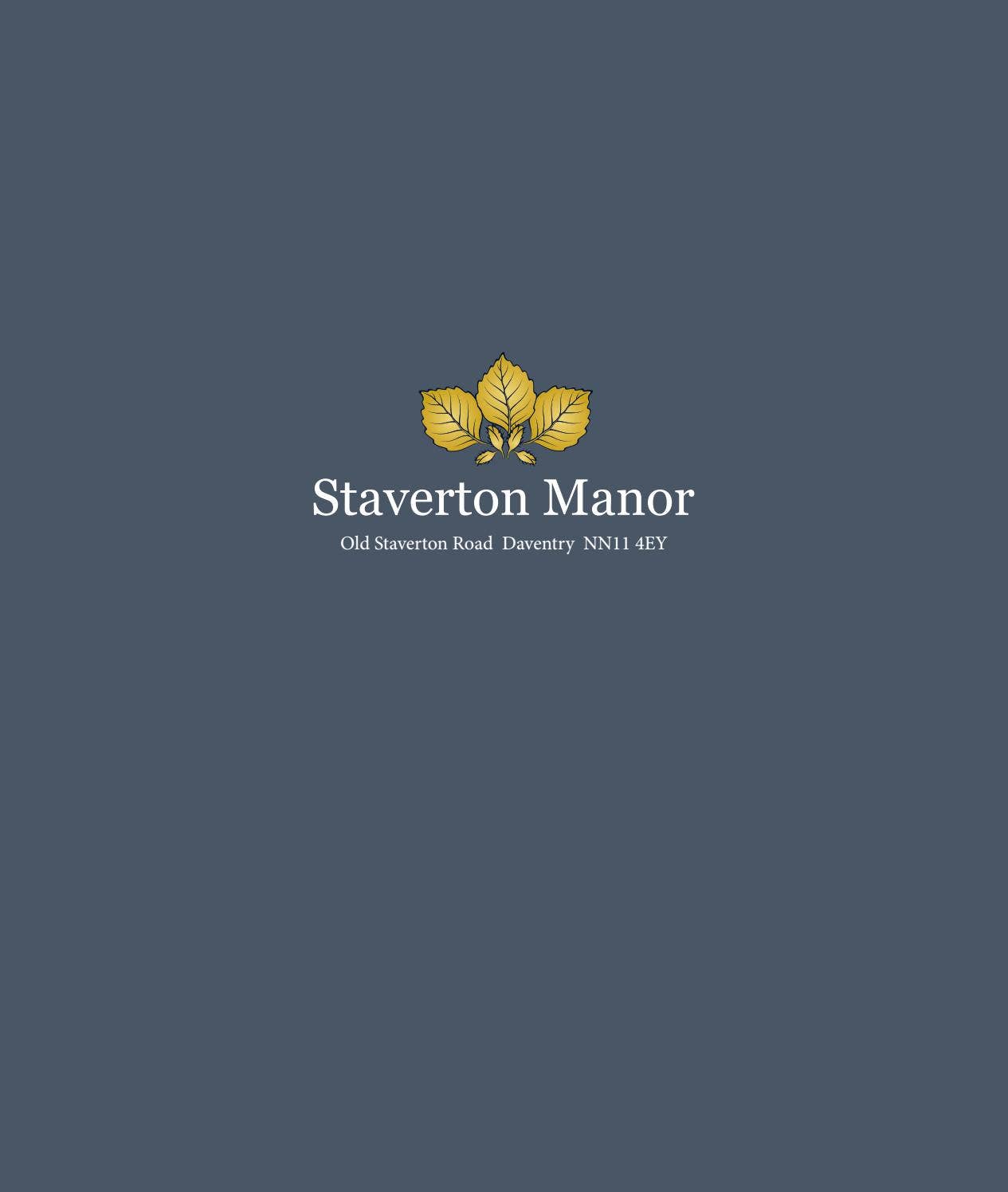 Staverton Manor Brochure by Blayney Partnership - Issuu