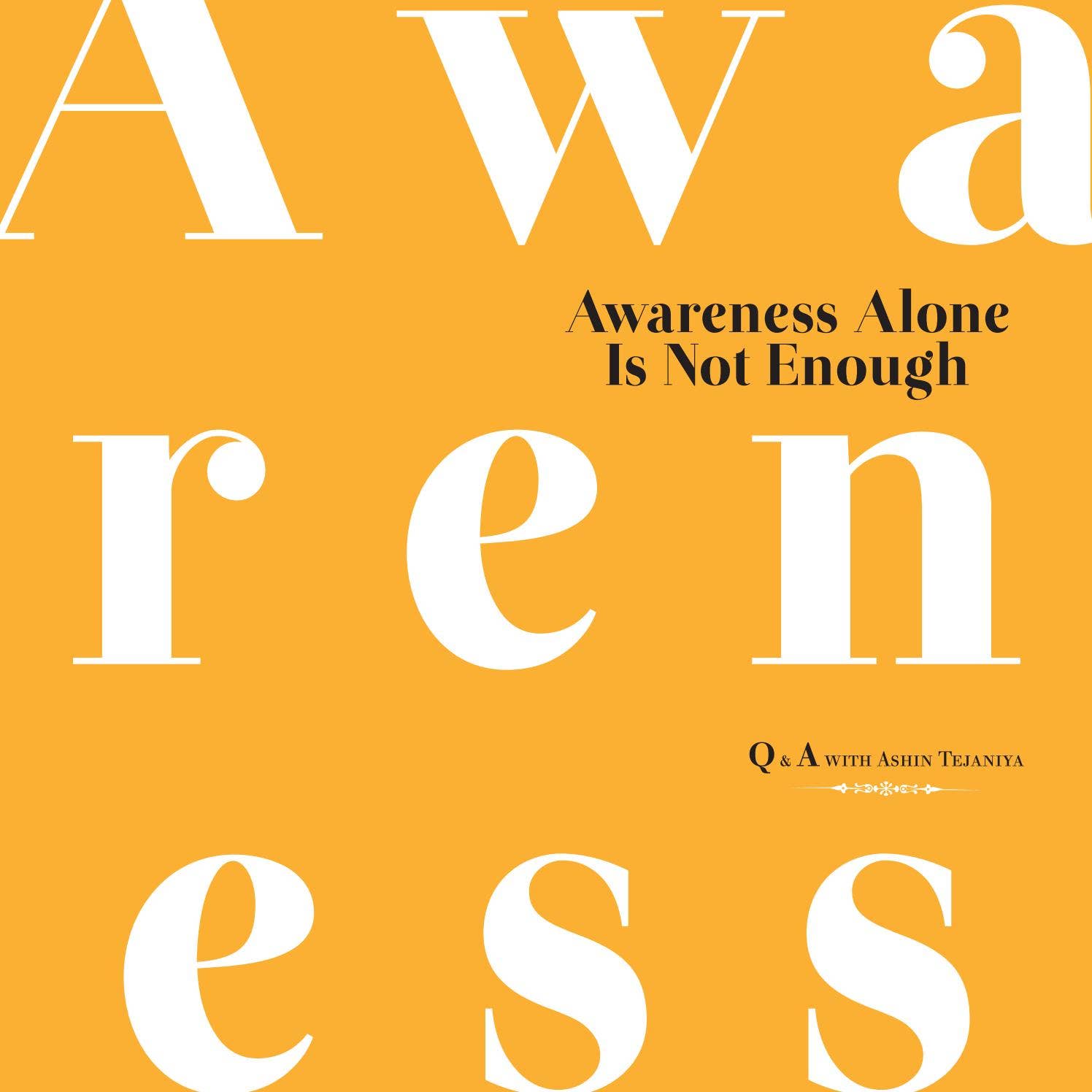 Awareness Alone Is Not Enough by Awaken Publishing - Issuu