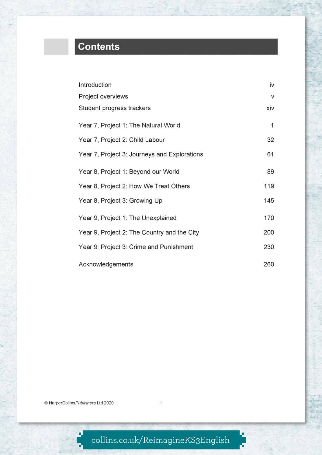 Reimagine Key Stage 3 English Leaflet by Collins - Issuu