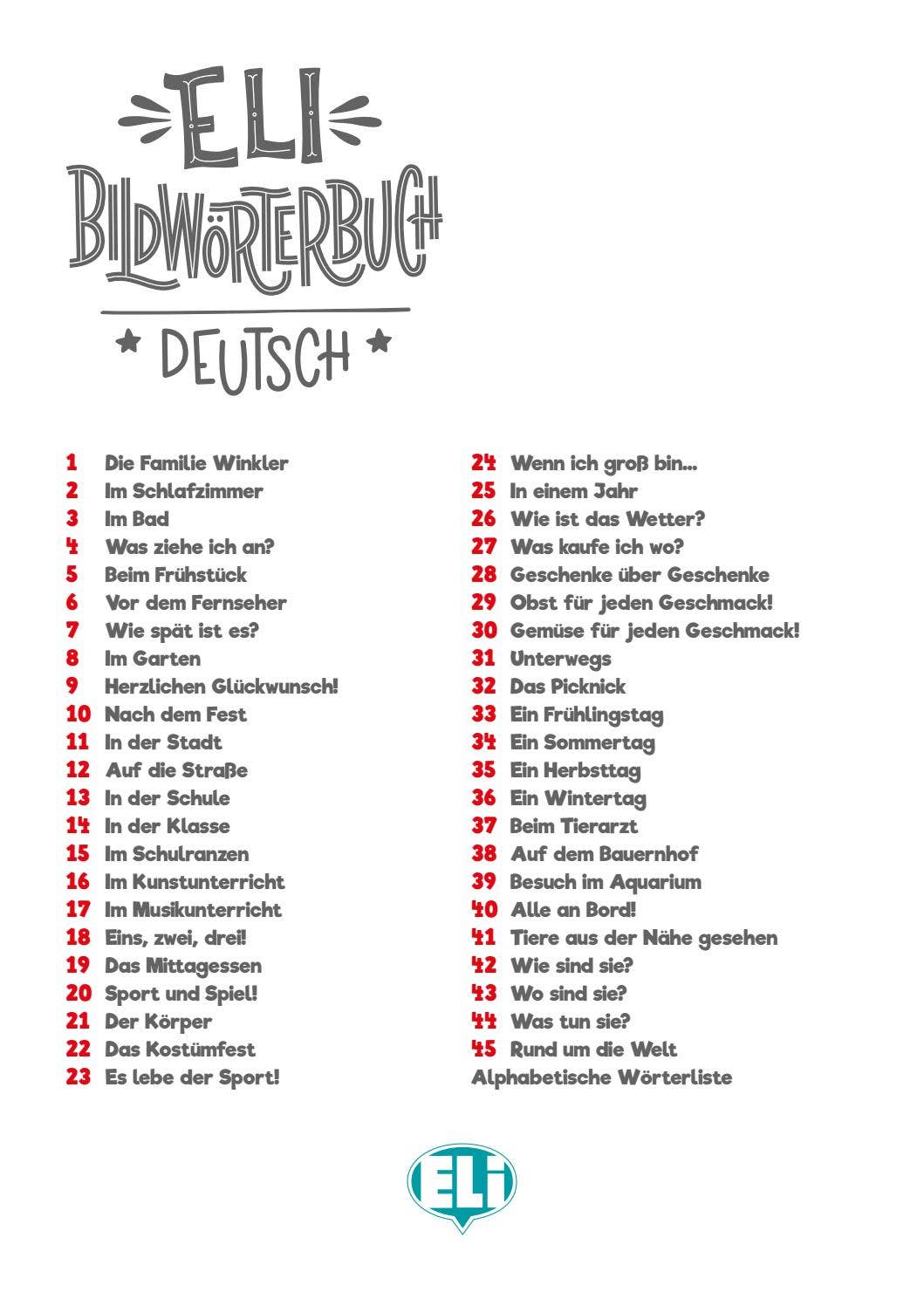 ELI Bildwörterbuch Deutsch_sample by ELI Publishing - Issuu