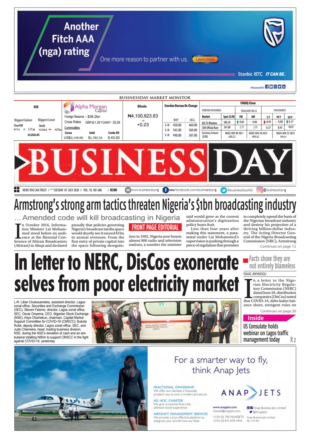 BusinessDay 07 Jul 2020 by BusinessDay - Issuu