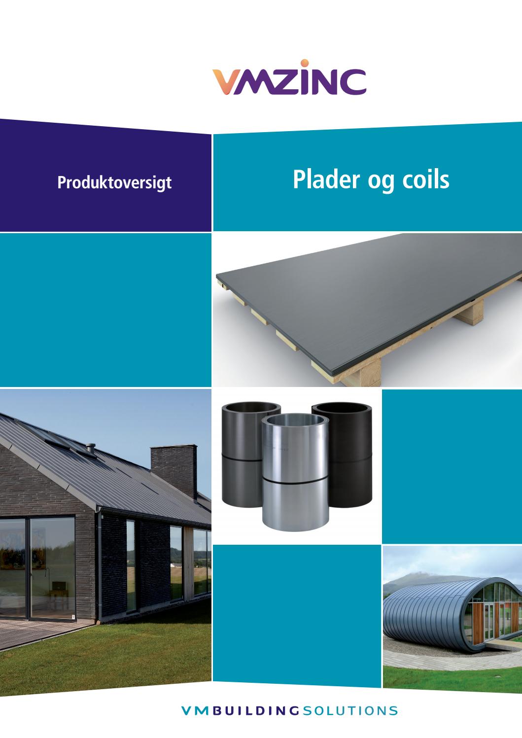 Brochure > VM ZINC • Plader og coils by MUNCHOLM A/S - Issuu