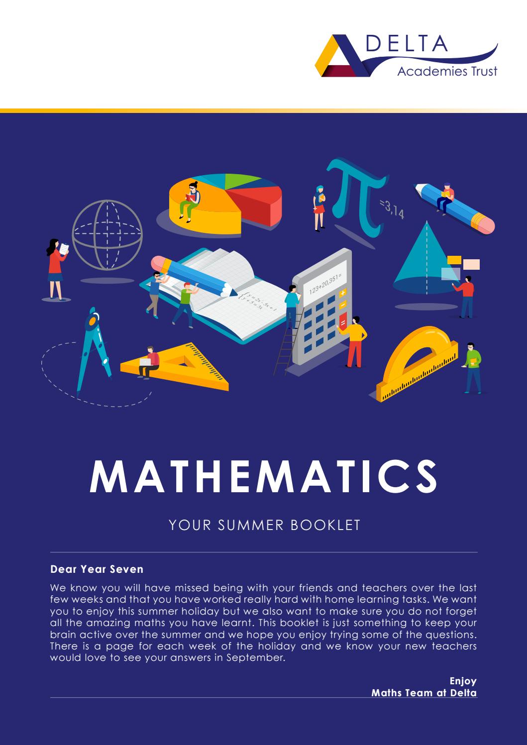Year 7 Summer Workbook - Maths by Delta Academies Trust - Issuu