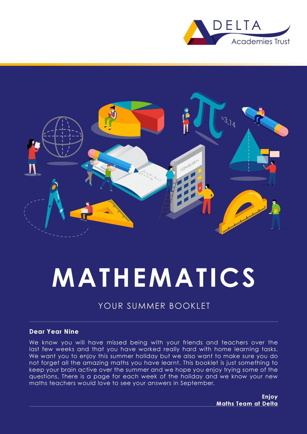 Year 9 Summer Workbook - Maths by Delta Academies Trust - Issuu
