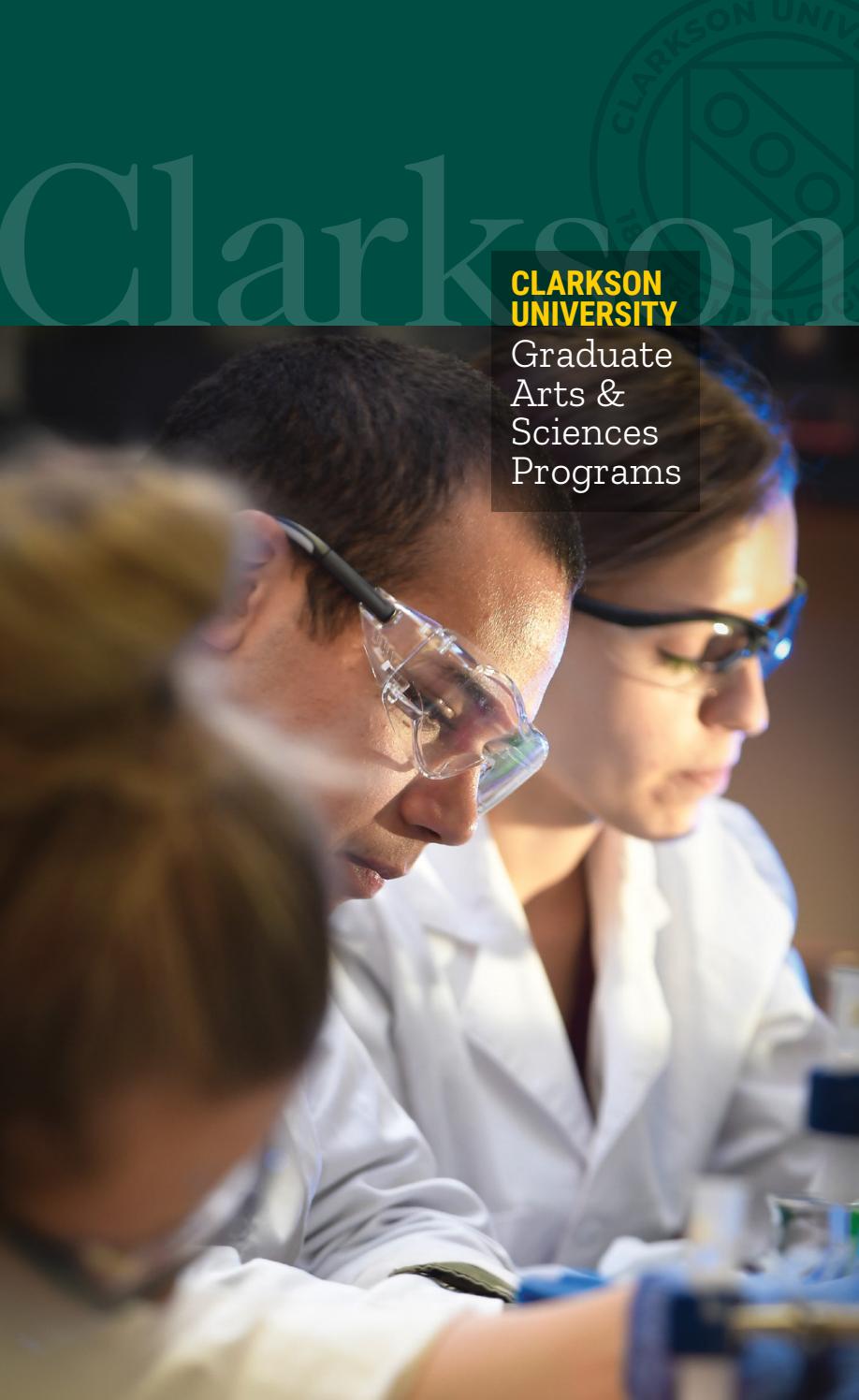 Clarkson University - Graduate Arts & Sciences Programs by Clarkson ...
