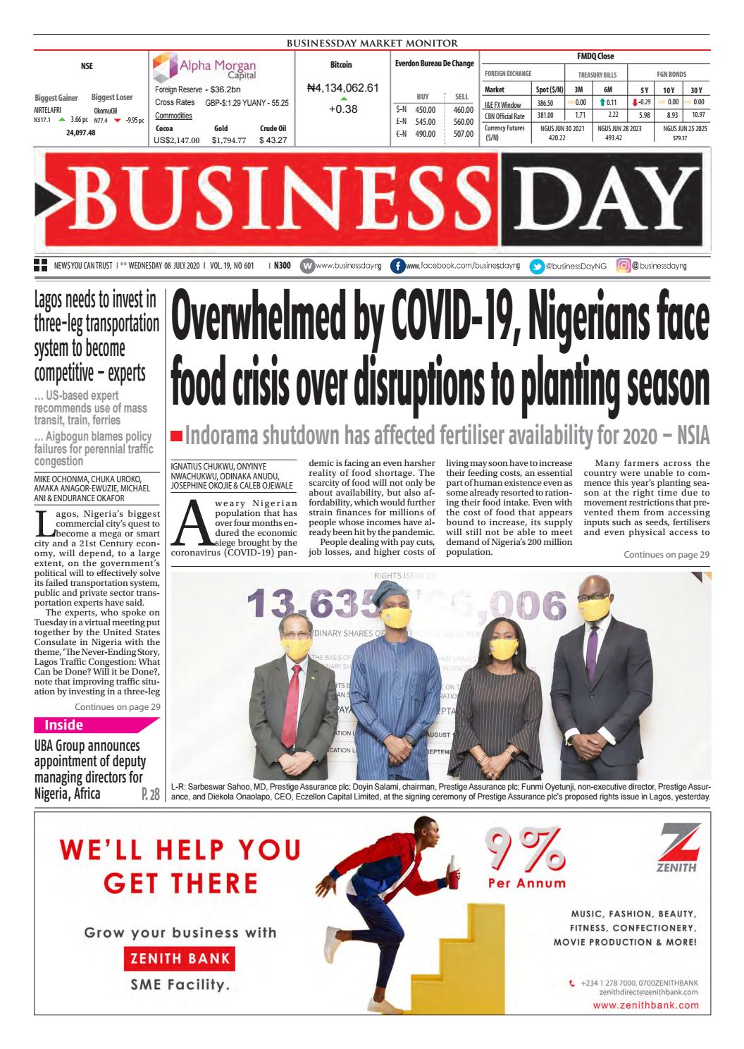 BusinessDay 08 Jul 2020 by BusinessDay - Issuu