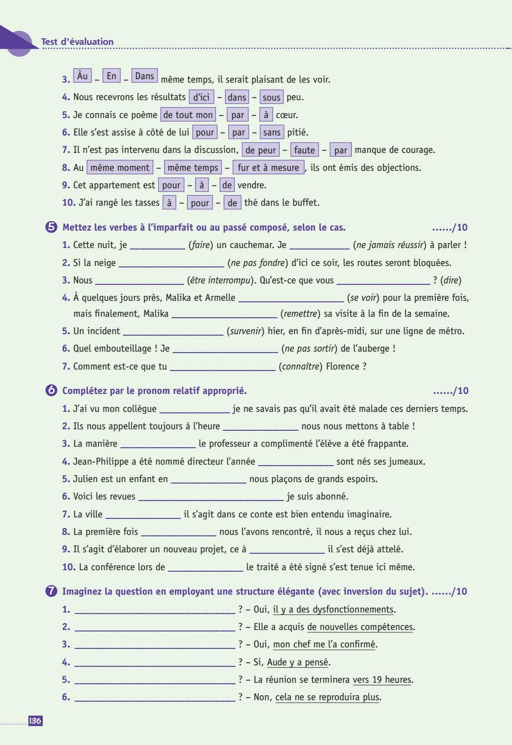 Grammaire en dialogues - Niveau avancé (B2/C1) by CLE International - Issuu