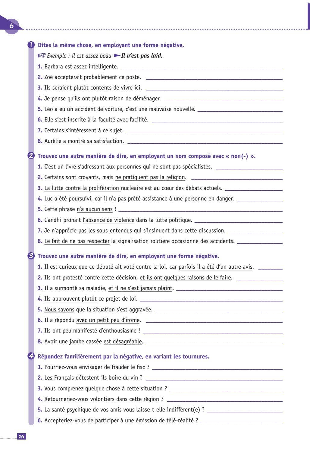 Grammaire en dialogues - Niveau avancé (B2/C1) by CLE International - Issuu