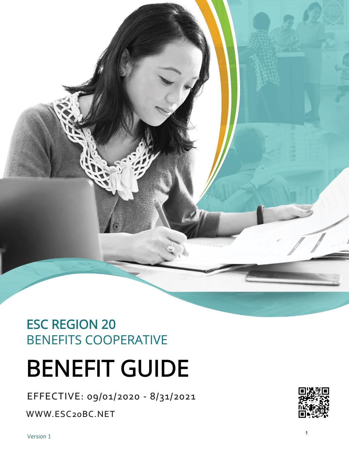 2020-21 ESC Region 20 (Version 1) Benefit Guide by Higginbotham Public ...