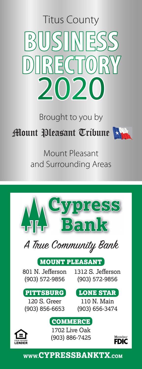 Titus County Business Directory 2020 by Fox Press - Issuu