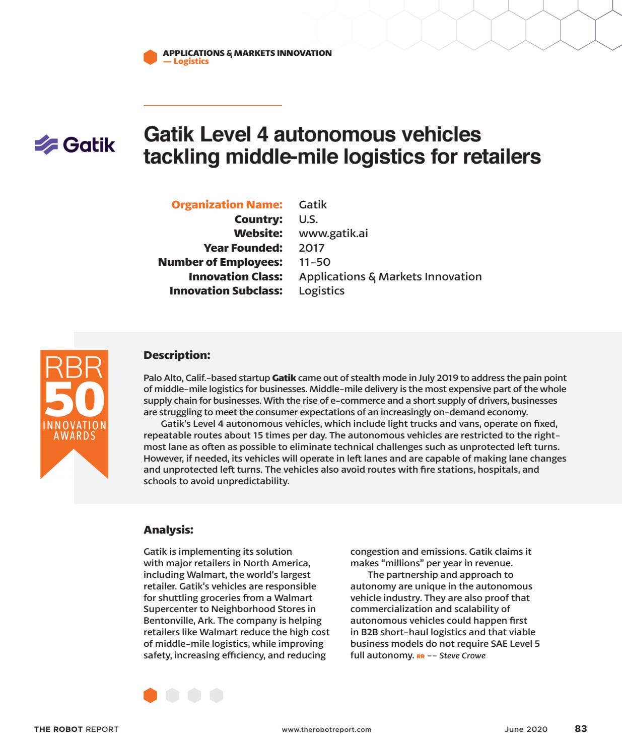 THE ROBOT REPORT_DESIGN WORLD_JUNE 2020 by WTWH Media LLC - Issuu