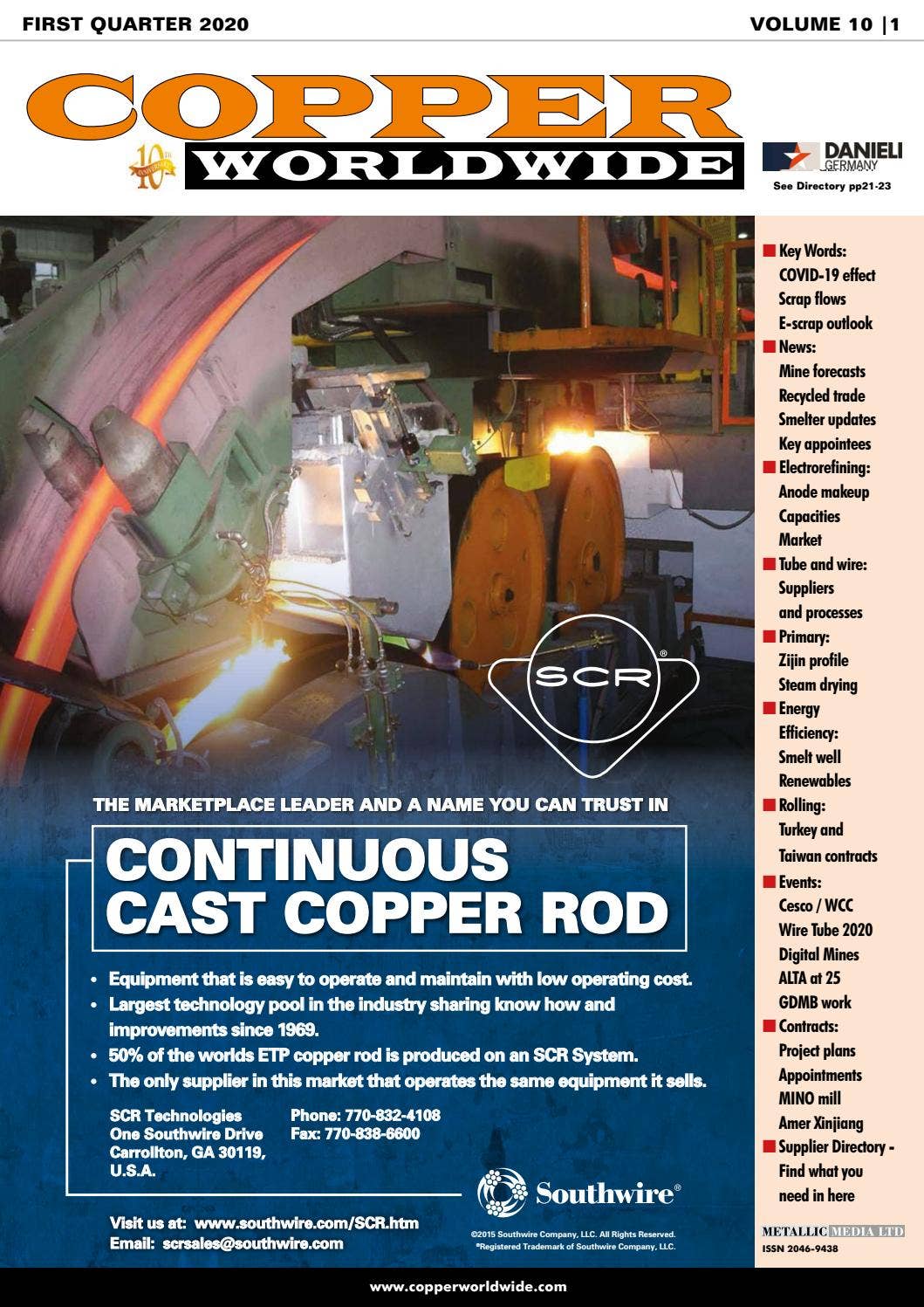 Copper Worldwide Vol 10 No 1 issue by Metamedi - Issuu