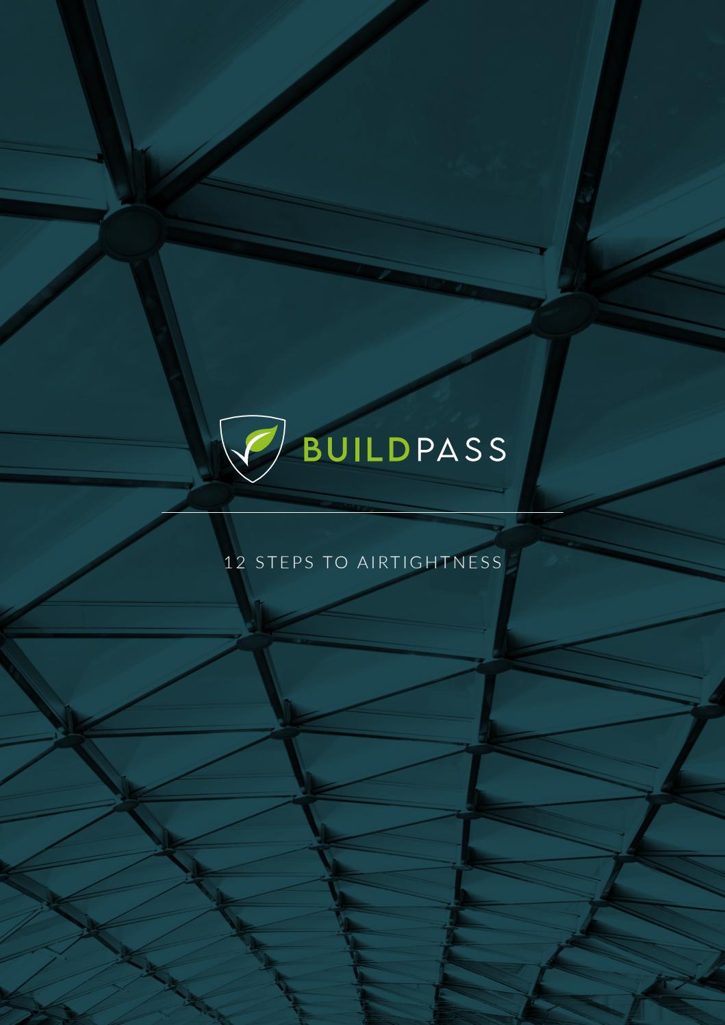 Buildpass 12 Steps to Airtightness by Buildpass - Issuu