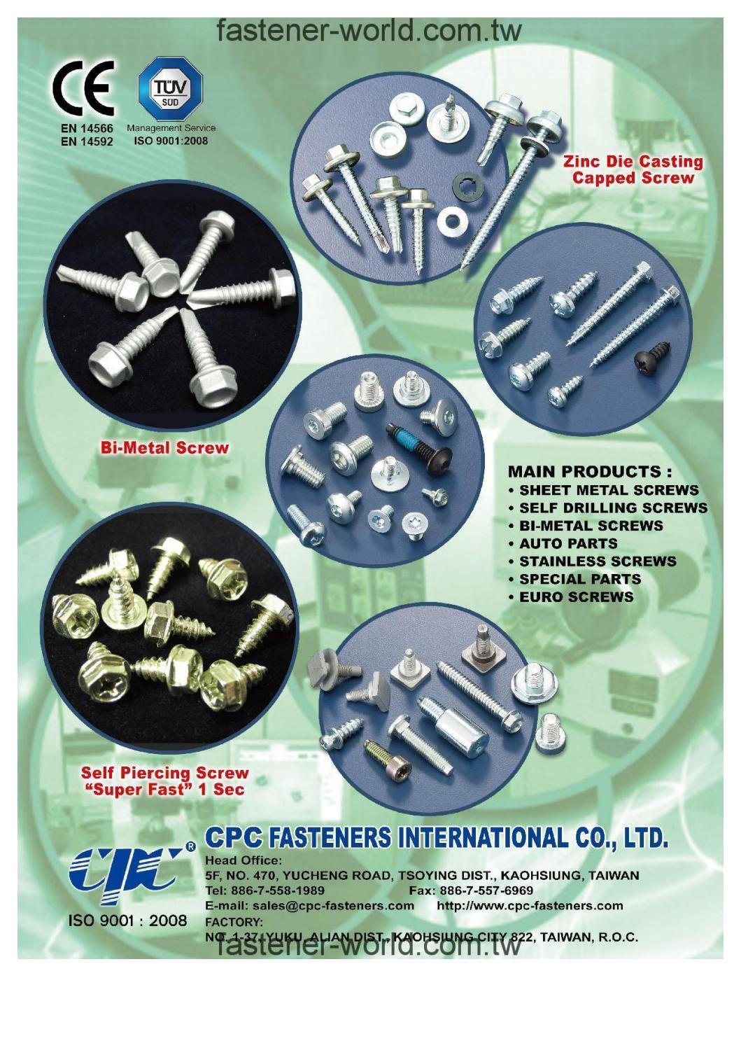 CPC FASTENERS INTERNATIONAL CO., LTD. CPC FASTENERS INTERNATIONAL CO ...
