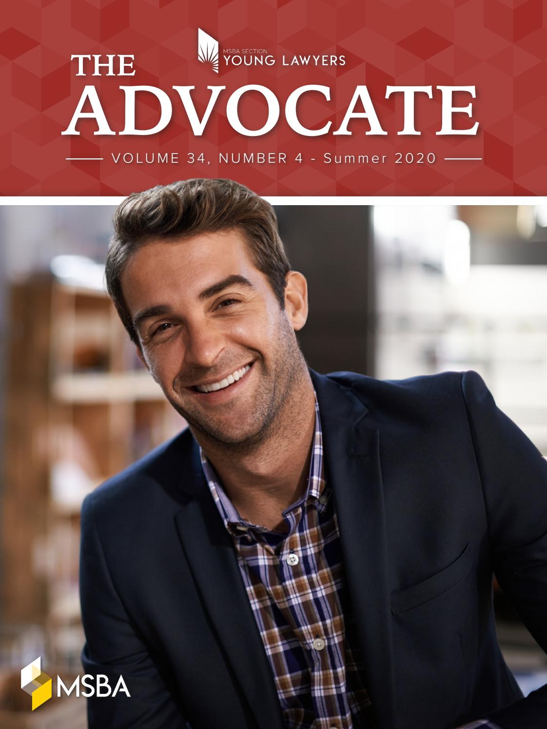 The Advocate | Summer 2020 by Maryland State Bar Association - Issuu