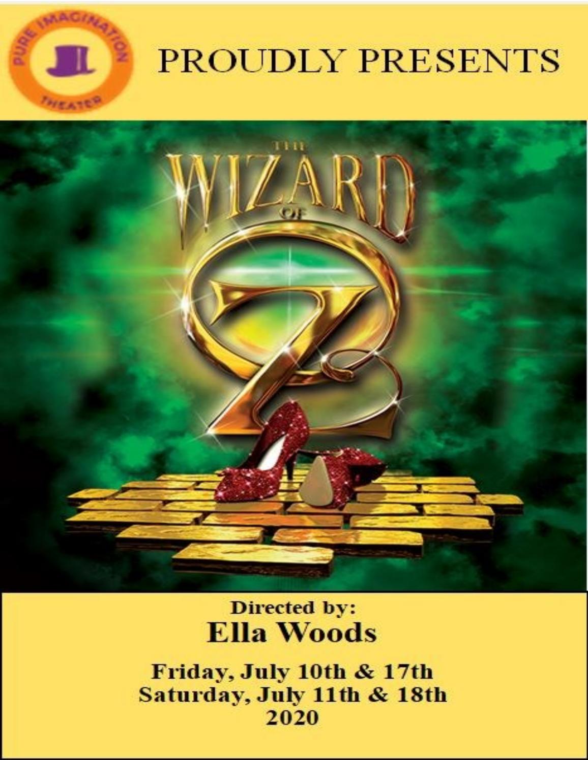 The Wizard of Oz Program (Revised) by Ella Woods - Issuu