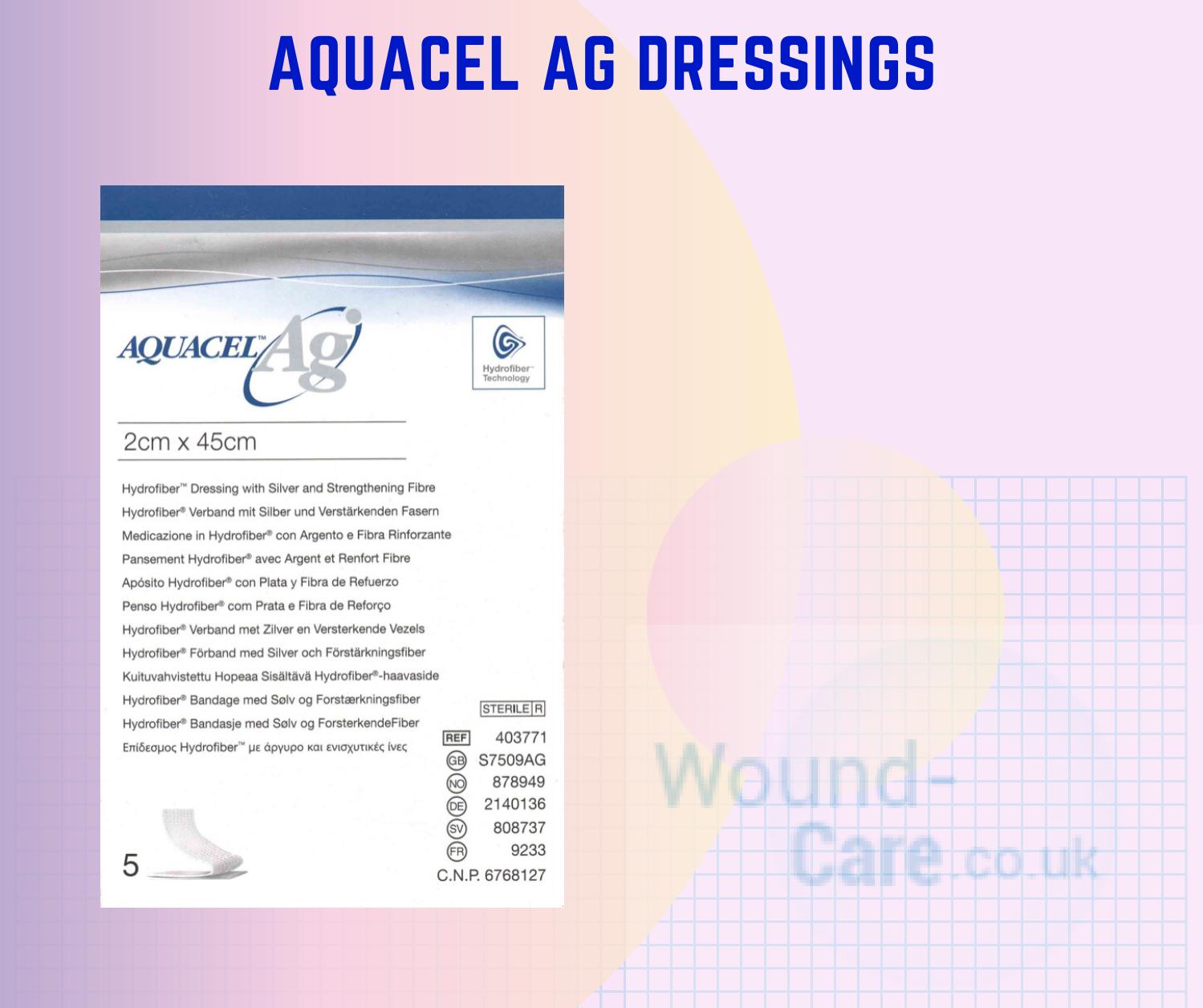 AQUACEL AG DRESSINGS by Wound Care - Issuu