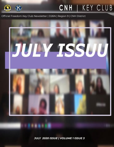 July Issue | Freedom Key Club |Vol 1 Issue 3 by fhskeyclub - Issuu