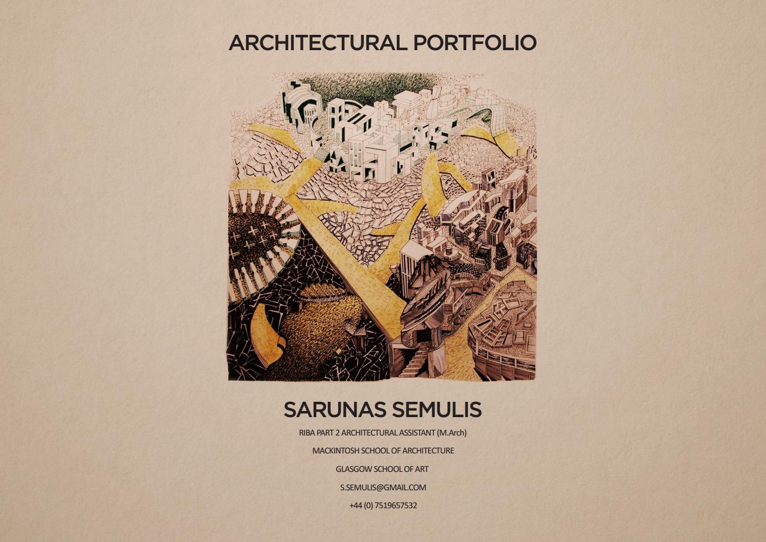 Architecture Portfolio by Sarunas Semulis - Issuu