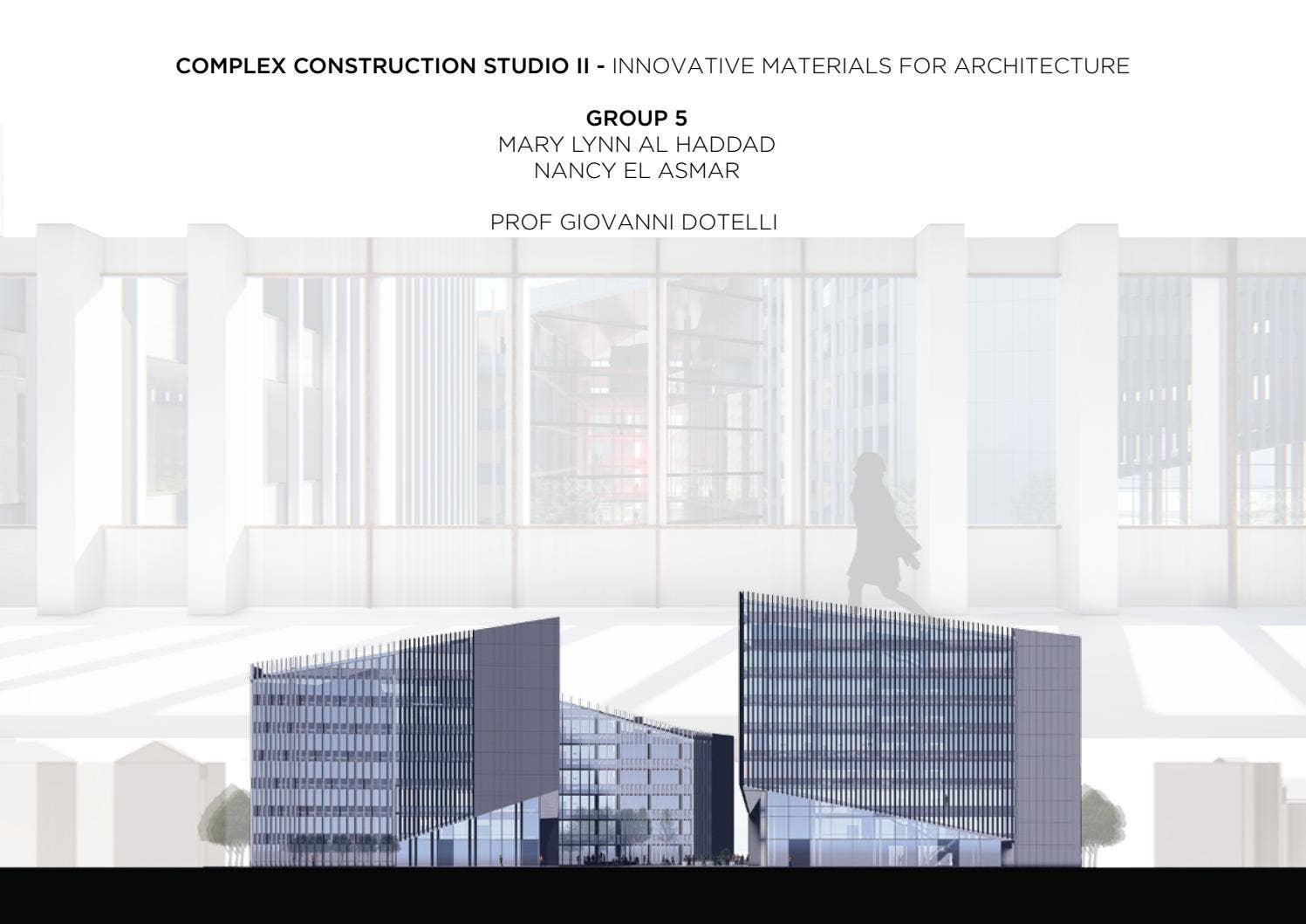 Group 5 - Innovative Materials by Nancy Asmar - Issuu