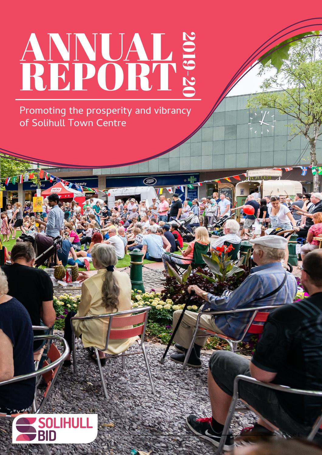 Solihull BID Annual Report 2019 - 2020 by Solihull BID - Issuu