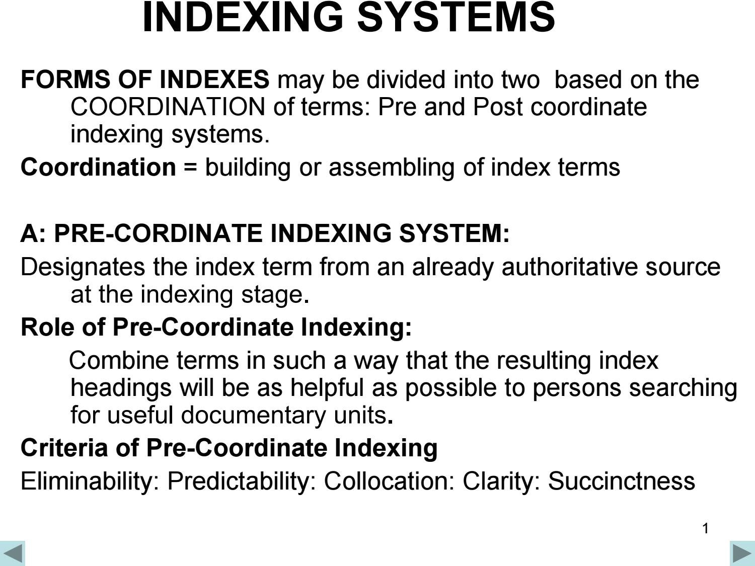 INDEXING LANGUAGES AND SYSTEMS by Charlyn Mateo - Issuu