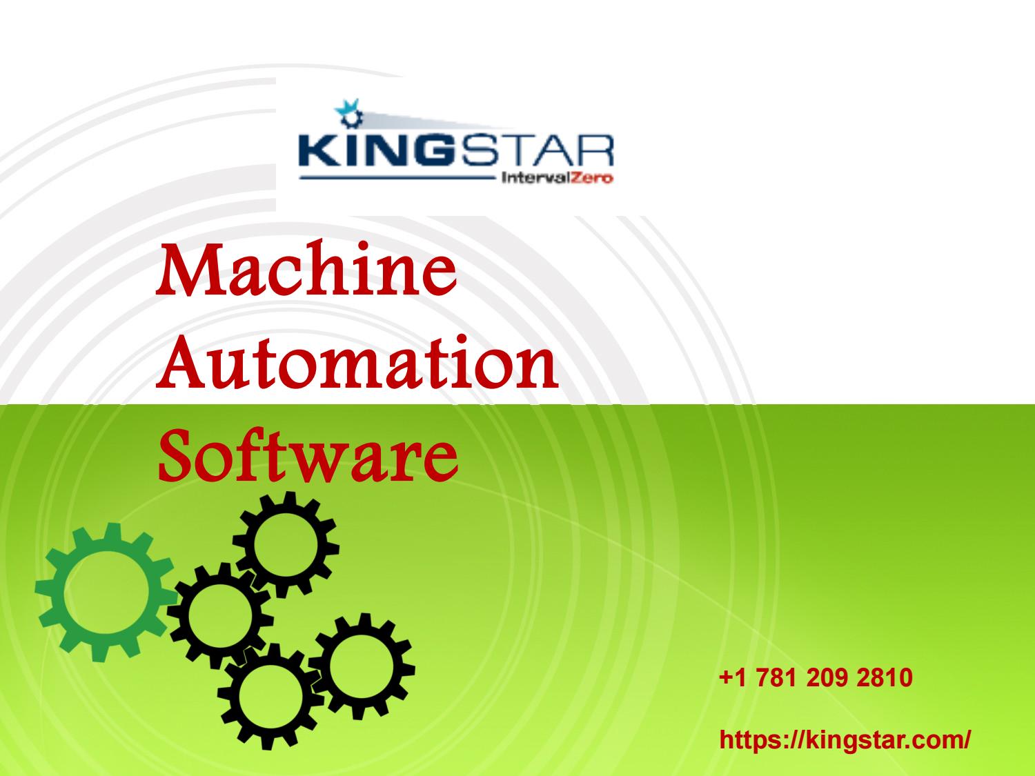 Machine automation software by kingstarSoftMotion - Issuu