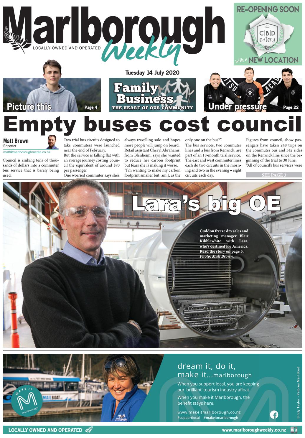 Marlborough Weekly - 14 July 2020 by TSM Marlborough - Issuu