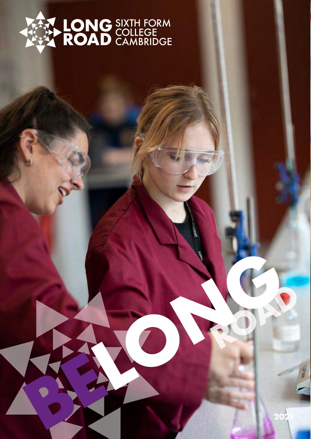 Prospectus 2021 by Long Road Sixth Form College - Issuu