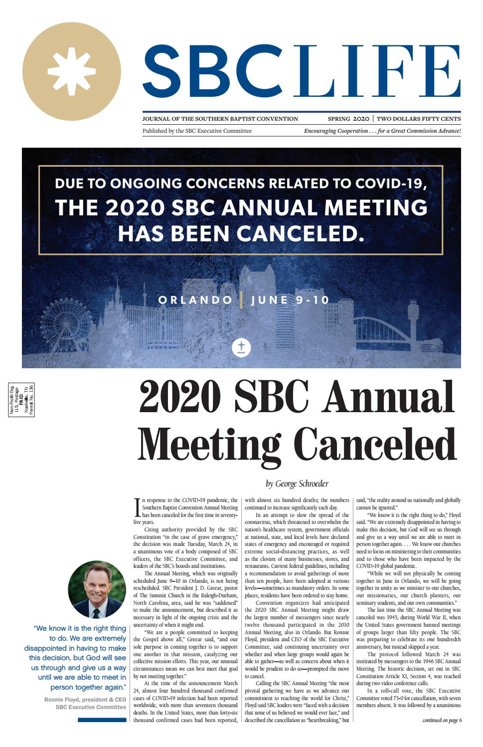 SBC LIFE - Spring 2020 (Vol. 28, No. 2) by SBC LIFE - Issuu