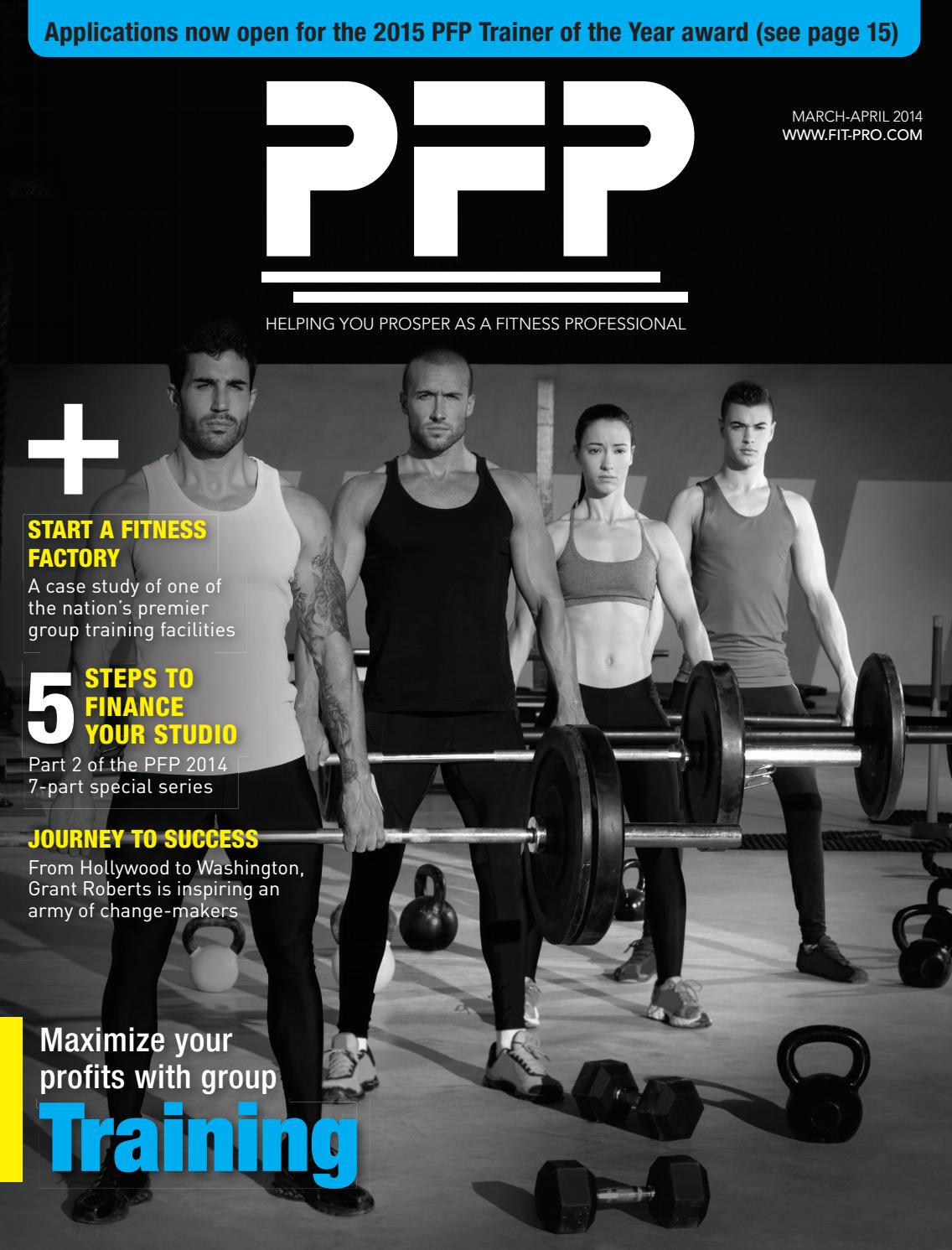 Personal Fitness Professional Mar/Apr 2014 by MadMen3 - Issuu