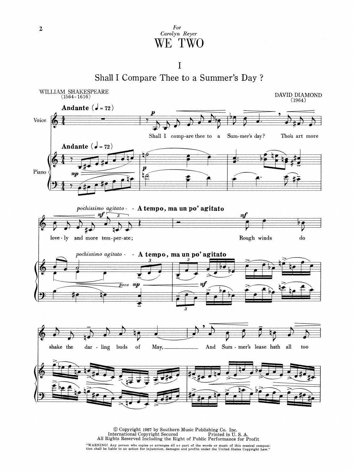 Diamond - We Two (sample pages) by Peermusic Classical - Issuu