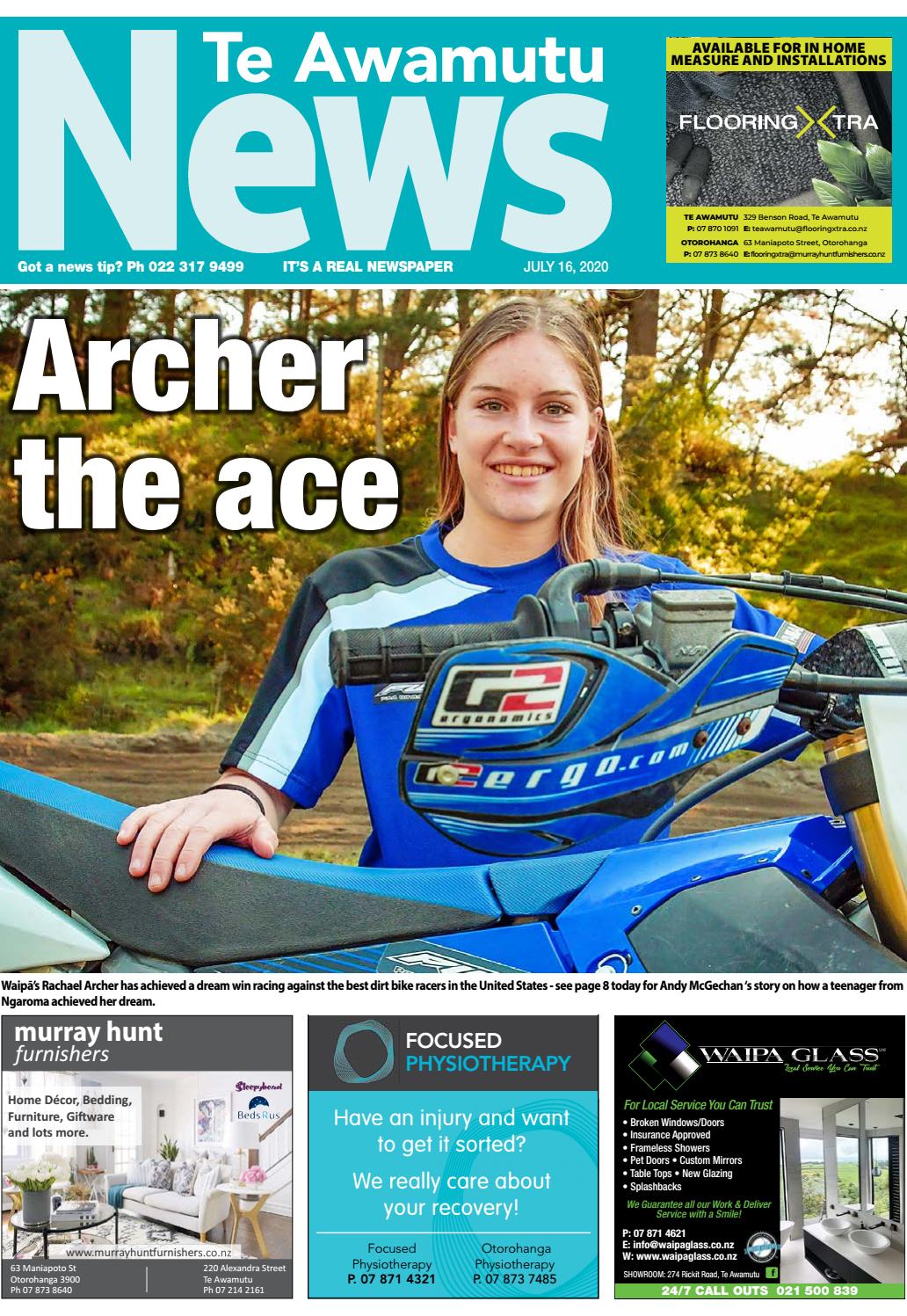 Te Awamutu News | July 16, 2020 by Cambridge News, King Country News ...