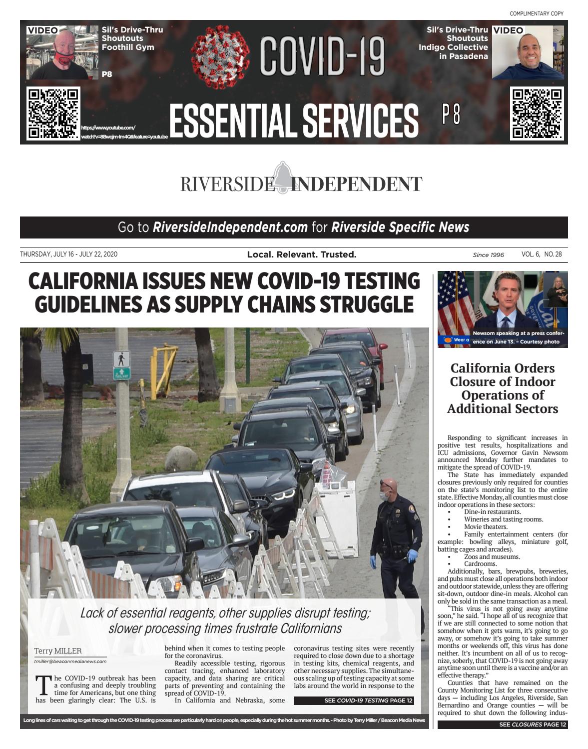 Riverside Independent - 07/20/2020 by Beacon Media News - Issuu