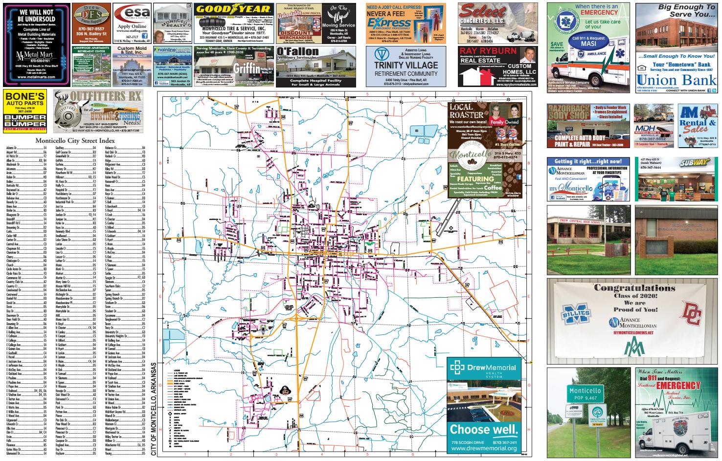 City of Monticello Map by Fox Press - Issuu