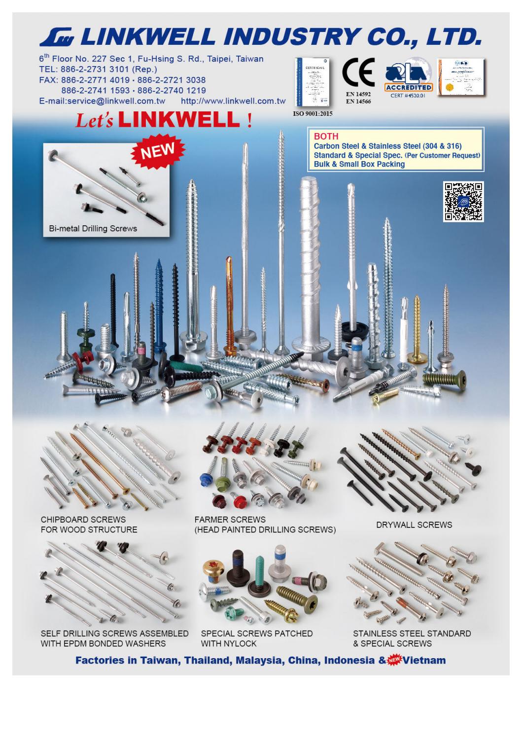 LINKWELL INDUSTRY CO., LTD. from Fastener World Magazine. by Fastener ...